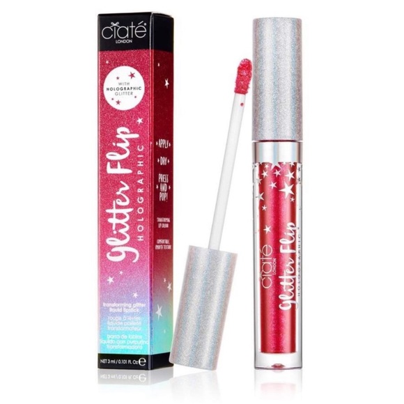 Ciate | Makeup | Ciate Glitter Flip Holographic Lipstick In Scandal New ...